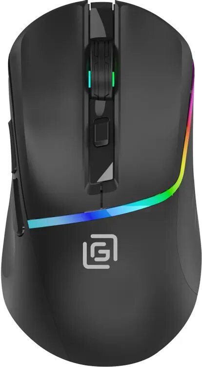 Мышь беспроводная Oklick 775GW, игровая, Bluetooth/Радио, оптическая, USB, 5000dpi, черный