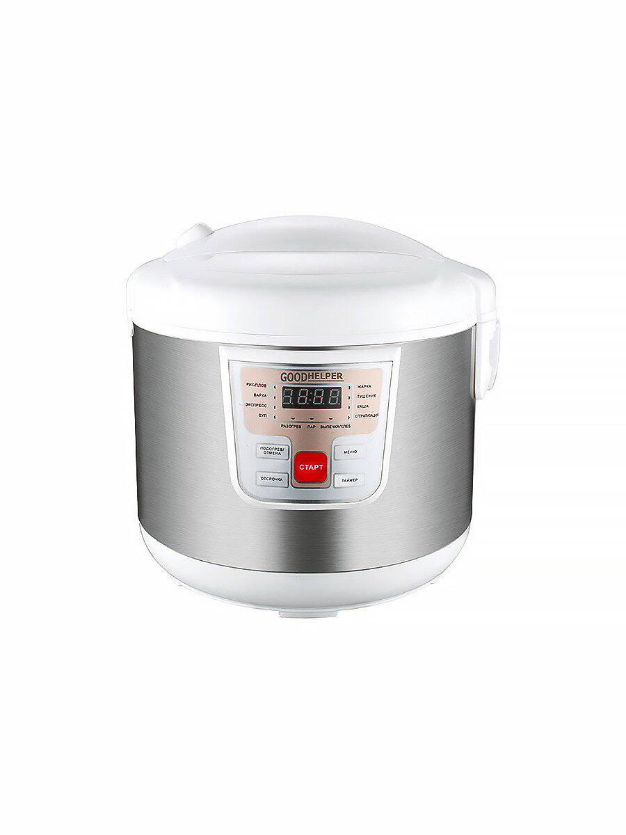 Мультиварка GOODHELPER МС-5111, 12 программ, серый металлик