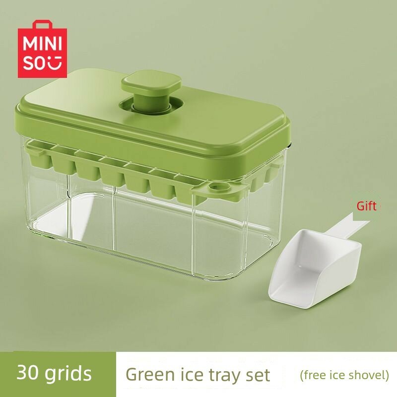 Форма для льда Miniso, пресс-форма для льда, бытовой пищевой контейнер для льда, гаджет для приготовления льда большой