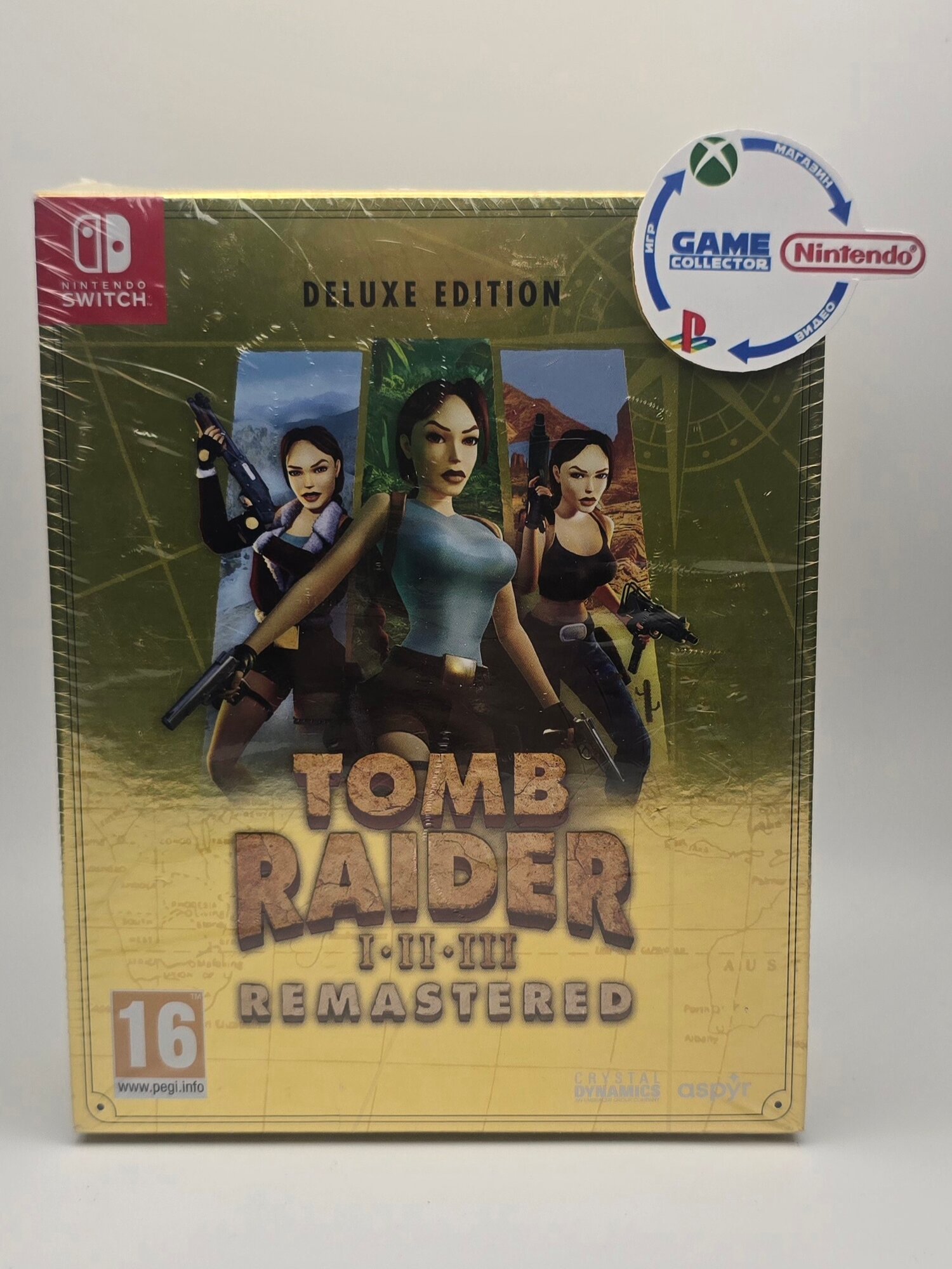 Игра Tomb Raider I-III Remastered - Deluxe Edition для Nintendo Switch Полностью на русском