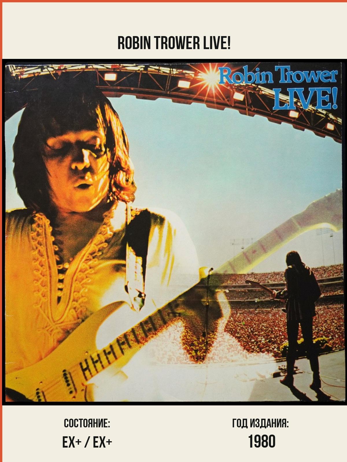 Виниловая пластинка Chrysalis Robin Trower – Robin Trower Live!
