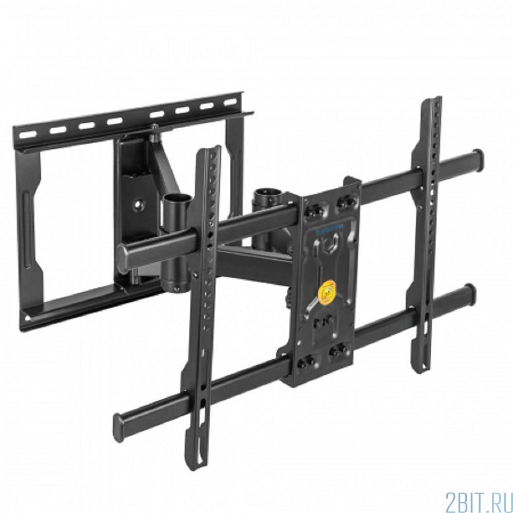 Кронштейн для телевизора Kromax ATLANTIS-85 черный 32"-75" макс.50кг настенный поворот и наклон