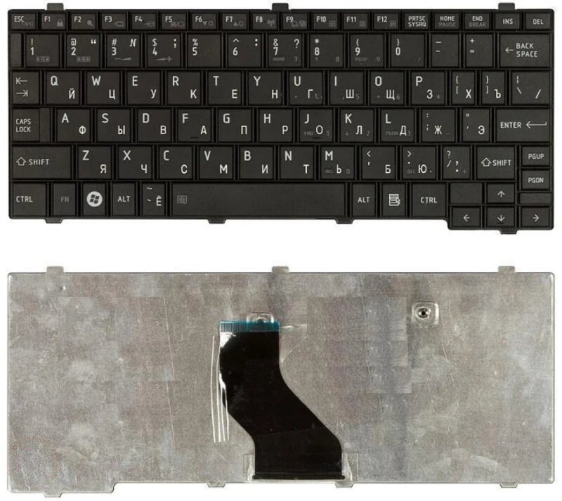 Клавиатура для ноутбука Toshiba Portege T110, Satellite Pro T110, mini NB200 NB255 NB300 черная