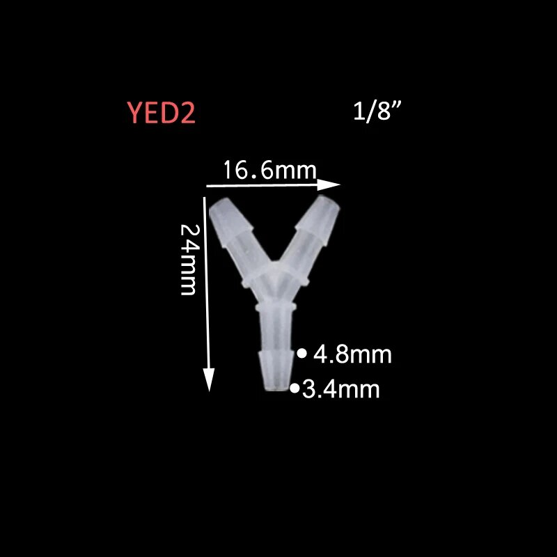 PVDF Y-образный фитинг YED2