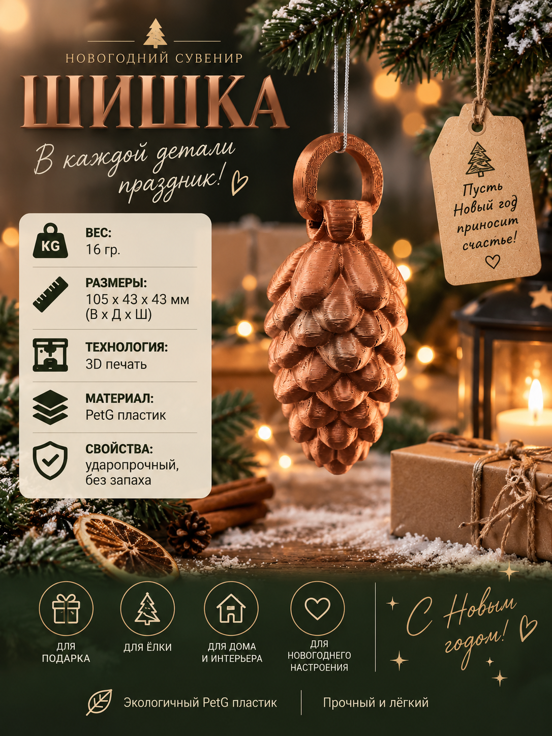 МЗД - Фигурка- Шишка №1