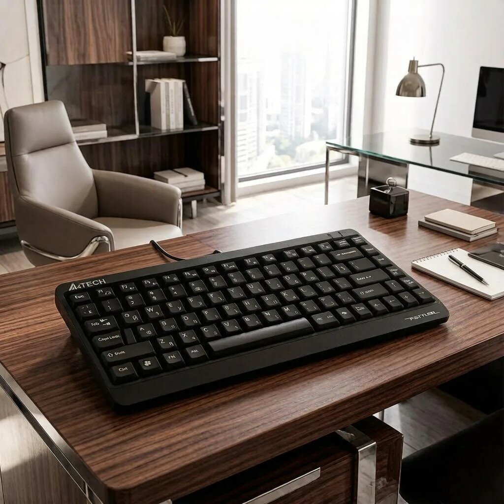 Клавиатура A4Tech Fstyler FKS11 черный/серый USB (FKS11 GREY)