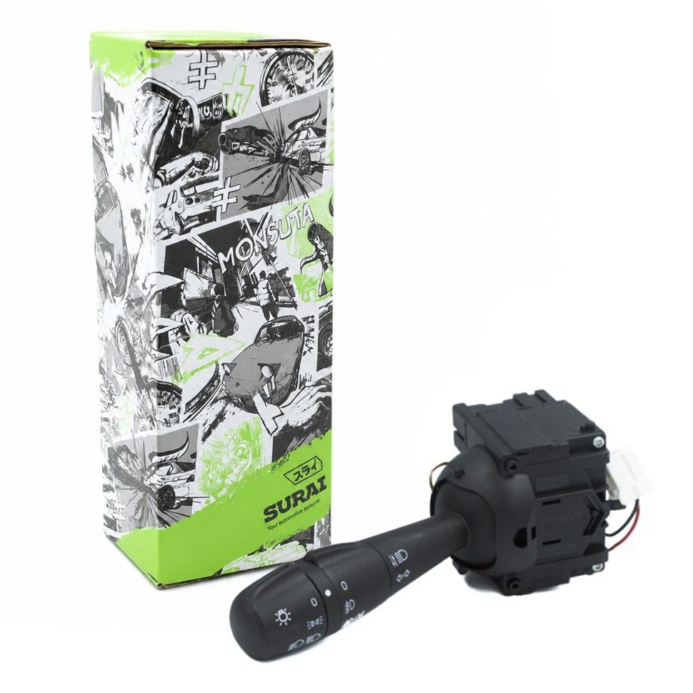 Переключатель подрулевой SURAI для Renault Captur I, Clio IV, Logan II с ПТФ (SRS 00752 аналог 8201167981)