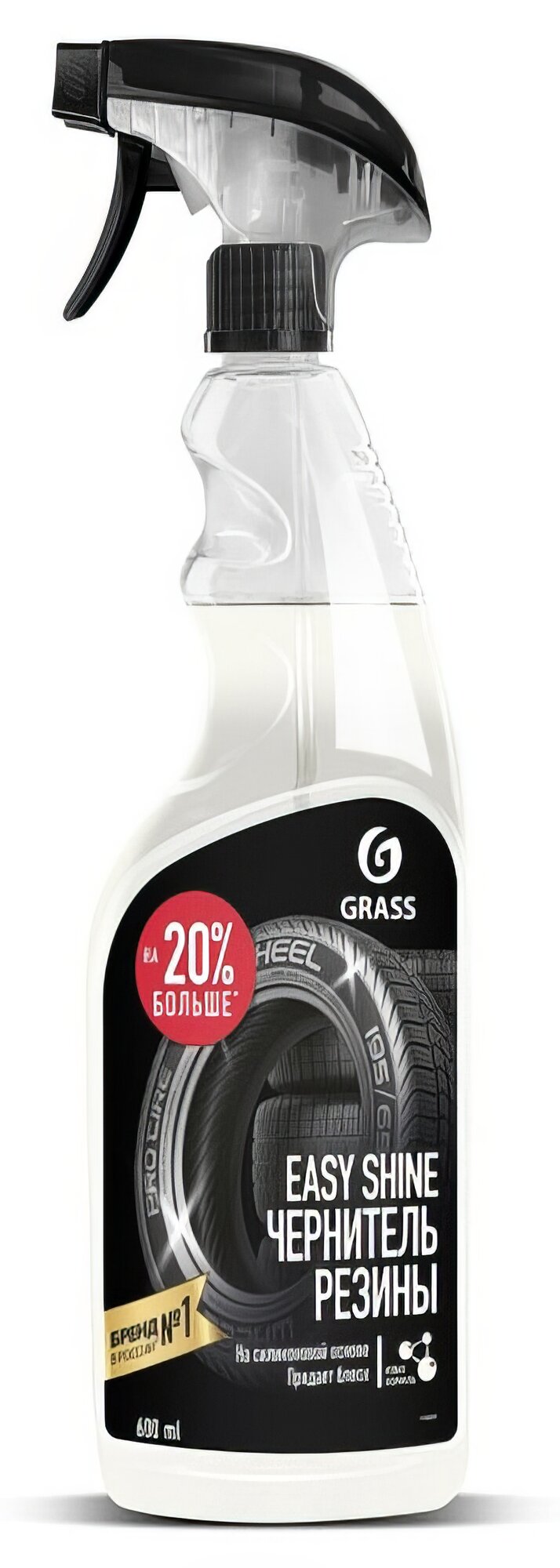 Полироль-чернитель шин GRASS Easy shine 600мл
