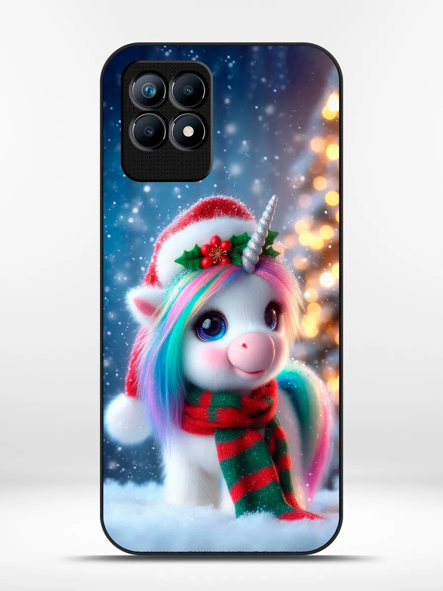 Чехол на Realme 8i Единорог