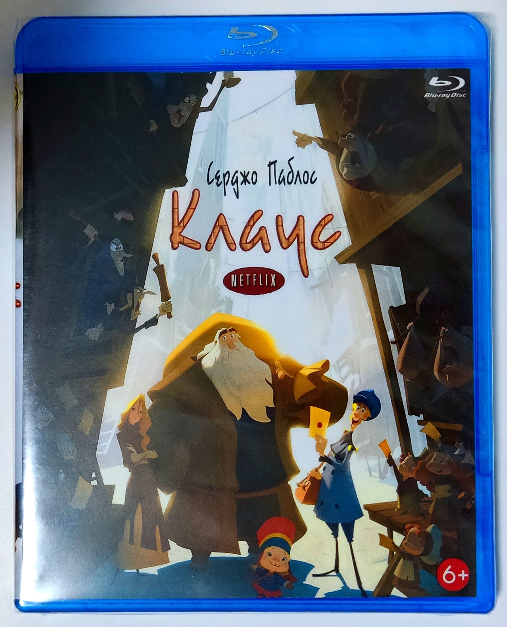 NETFLIX. Клаус. Blu-ray. Мультфильм 2019 года. Семейный, комедия, приключения.