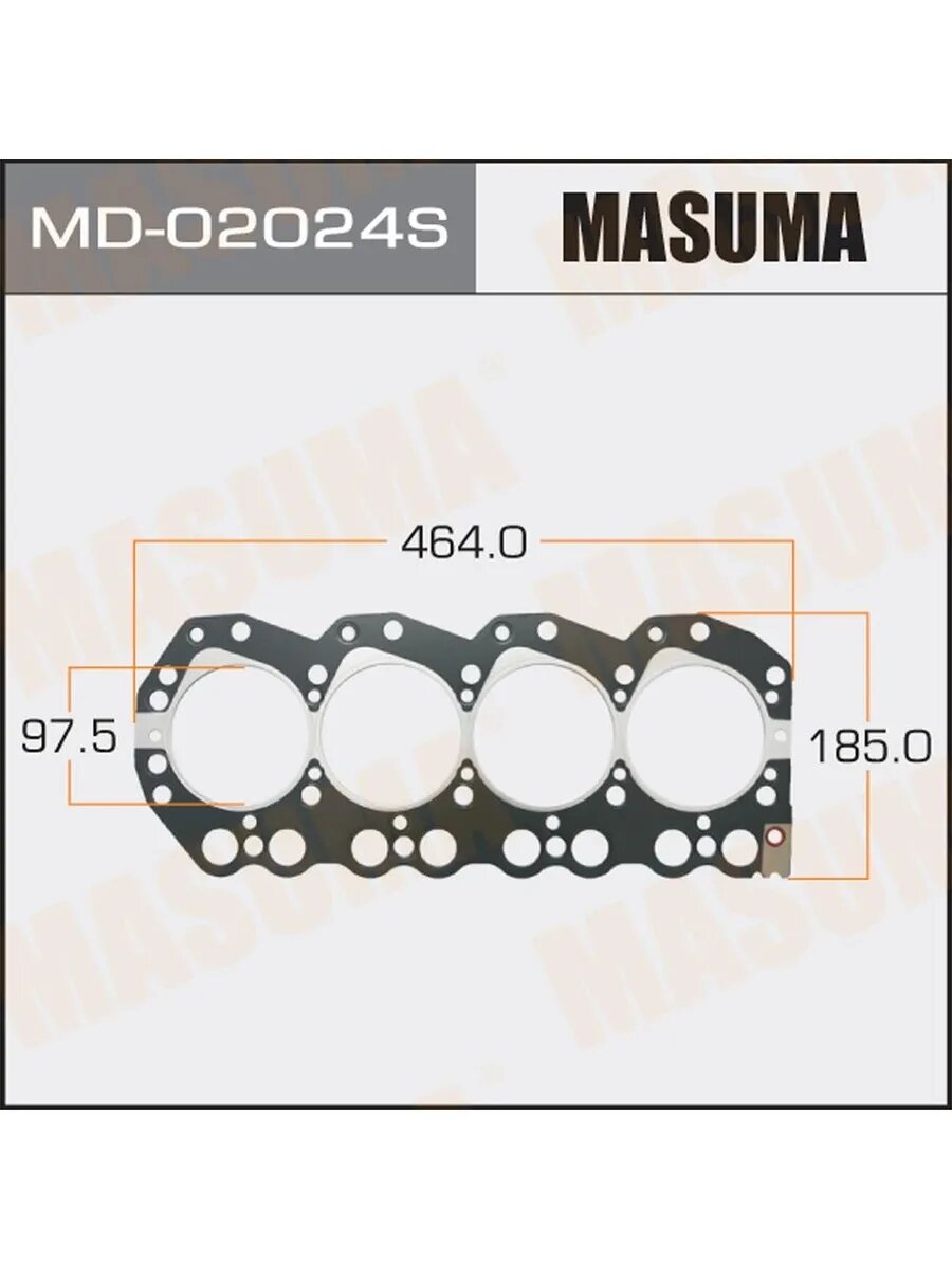 Прокладка ГБЦ для а/м Nissan Caravan (TD27) толщина 1,40, арт. MD02024S