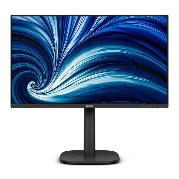 Монитор 23,8" Philips 24B2U3301 1920x1080, WLED, 16:9, IPS, 300cd, 1500:1, 4ms, 50M:1, 178/178, HDMI, DP, USB Hub: 4*USB3.2, USB-C(PD90W, RJ45, Speakers, 120Hz, Tilt, HAS, Swivel, Pivot, Internal, VESA, Blac