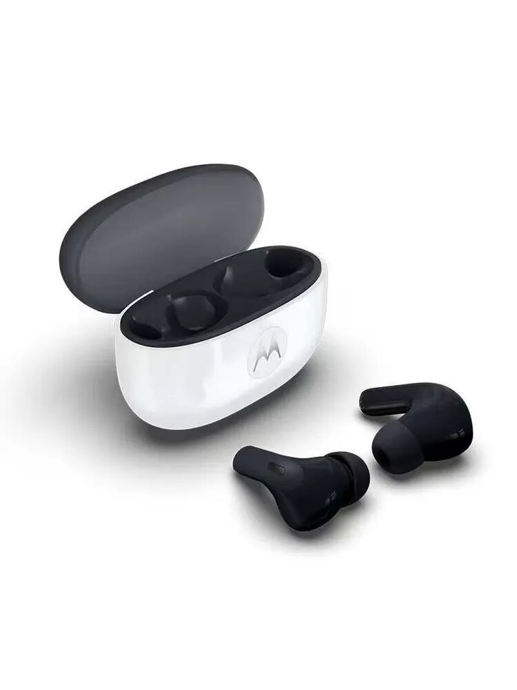 Motorola Наушники беспроводные с микрофоном, Bluetooth, USB Type-C, черный матовый