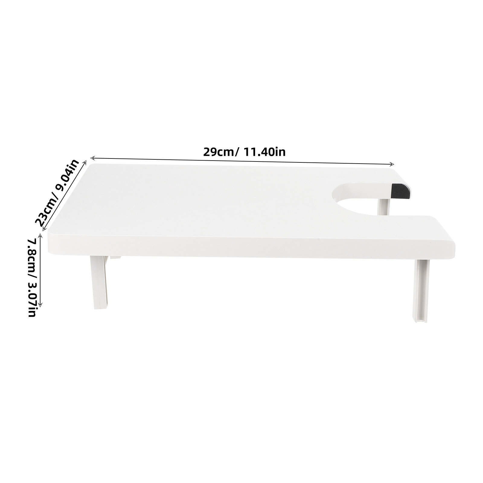 Расширяемый Стол Для Швейной Машины Белый 29.00X23.00X7.80Cm С Большой Рабочей Поверхностью И Настройками Высоты