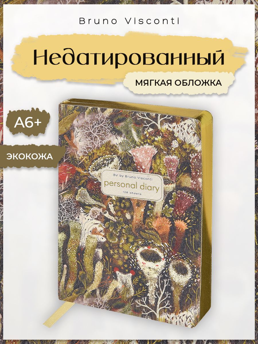 Ежедневник недатированный А6 Bruno Visconti "Эльфийский