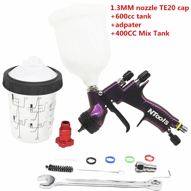 Краскораспылитель Ntools 1.3MM TE20 600CC