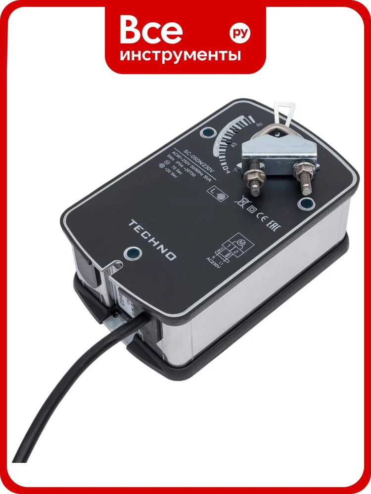 Электропривод воздушной заслонки с пружиной SC-05DN/230V 5Nm, ON/OFF, 230AC TECHNO 210500