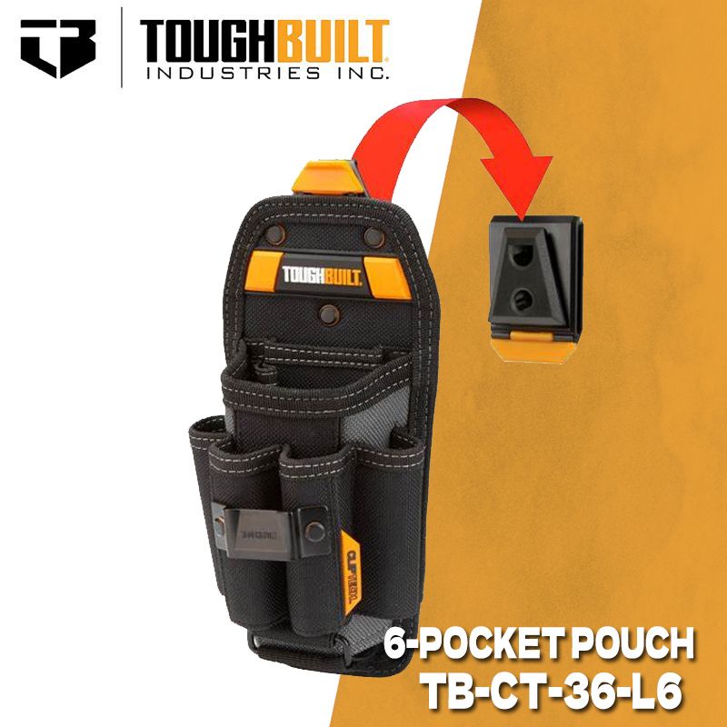 Кобура для техника TB-CT-36-L6, 6 карманов, ClipTech, для электрика