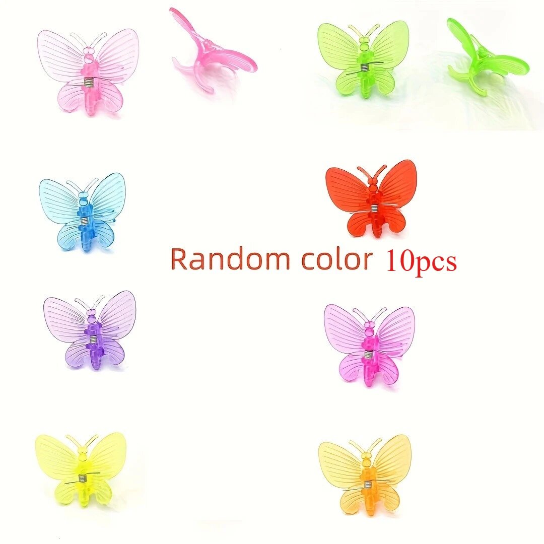 Пластиковые зажимы для растений Butterfly Random color 10pcs