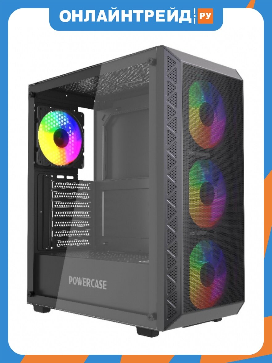 Корпус Powercase Mistral S4B, черный (CMSB-L4)