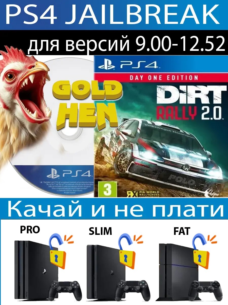 DiRt Rally 2.0 диск PS4 JB