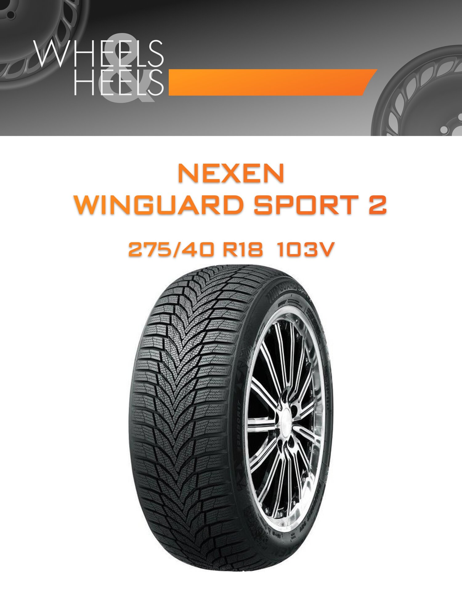 Шина автомобильная NEXEN WINGUARD SPORT 2 275/40 R18 103V XL WINTER, зимняя, универсальная