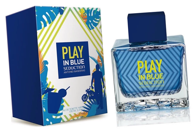 Туалетная вода Antonio Banderas Play In Blue Seduction For Men мужская 100 мл - Плей Ин Блю Седакшн