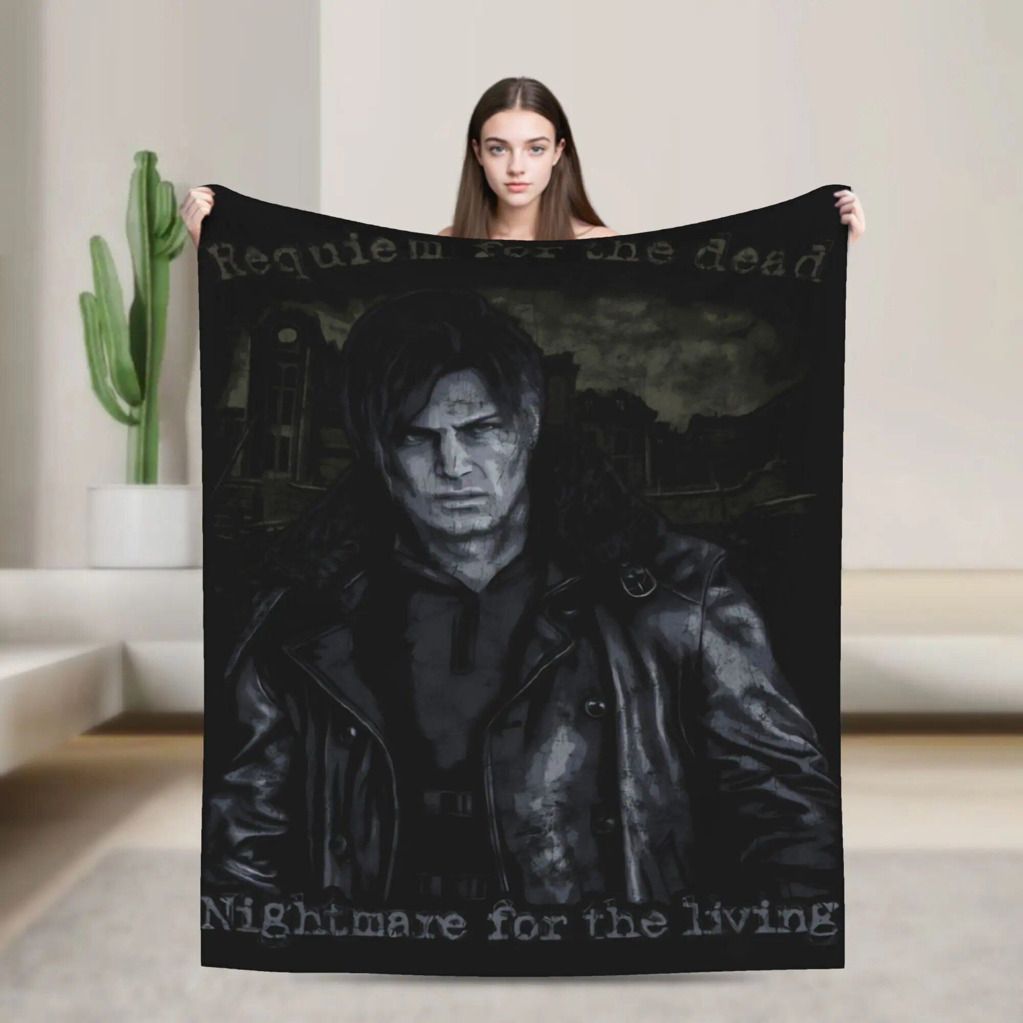 Плед Leon Kennedy Resident Evil 9 Requiem 102x127cm, 5