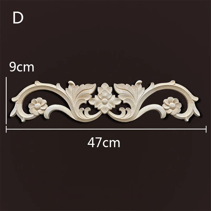 Деревянная аппликация Capitals D 47x9 см