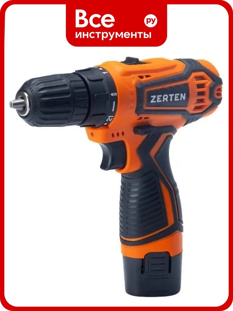 Аккумуляторный шуруповерт Zerten ASB- 12S