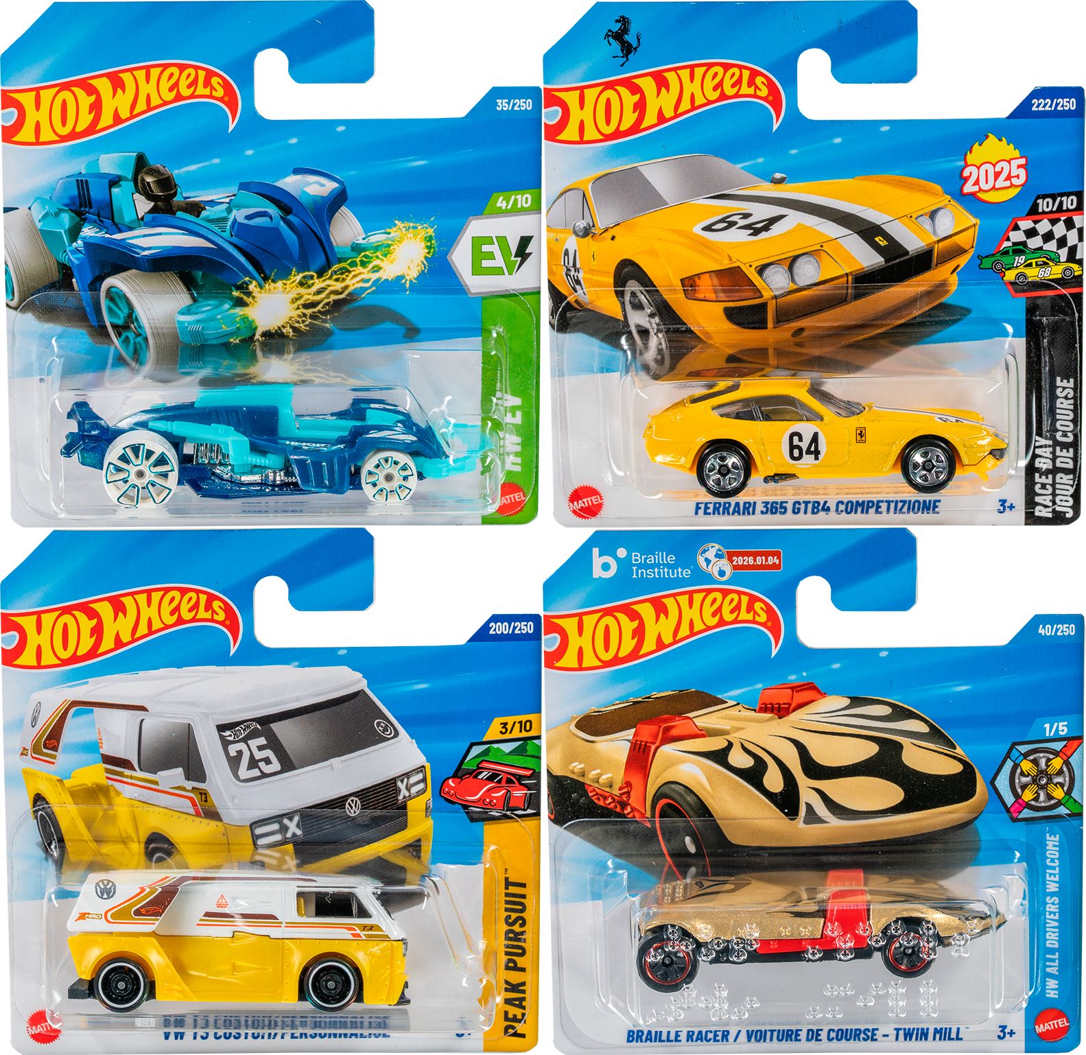 Набор машинок Hot Wheels из 4 штук №6