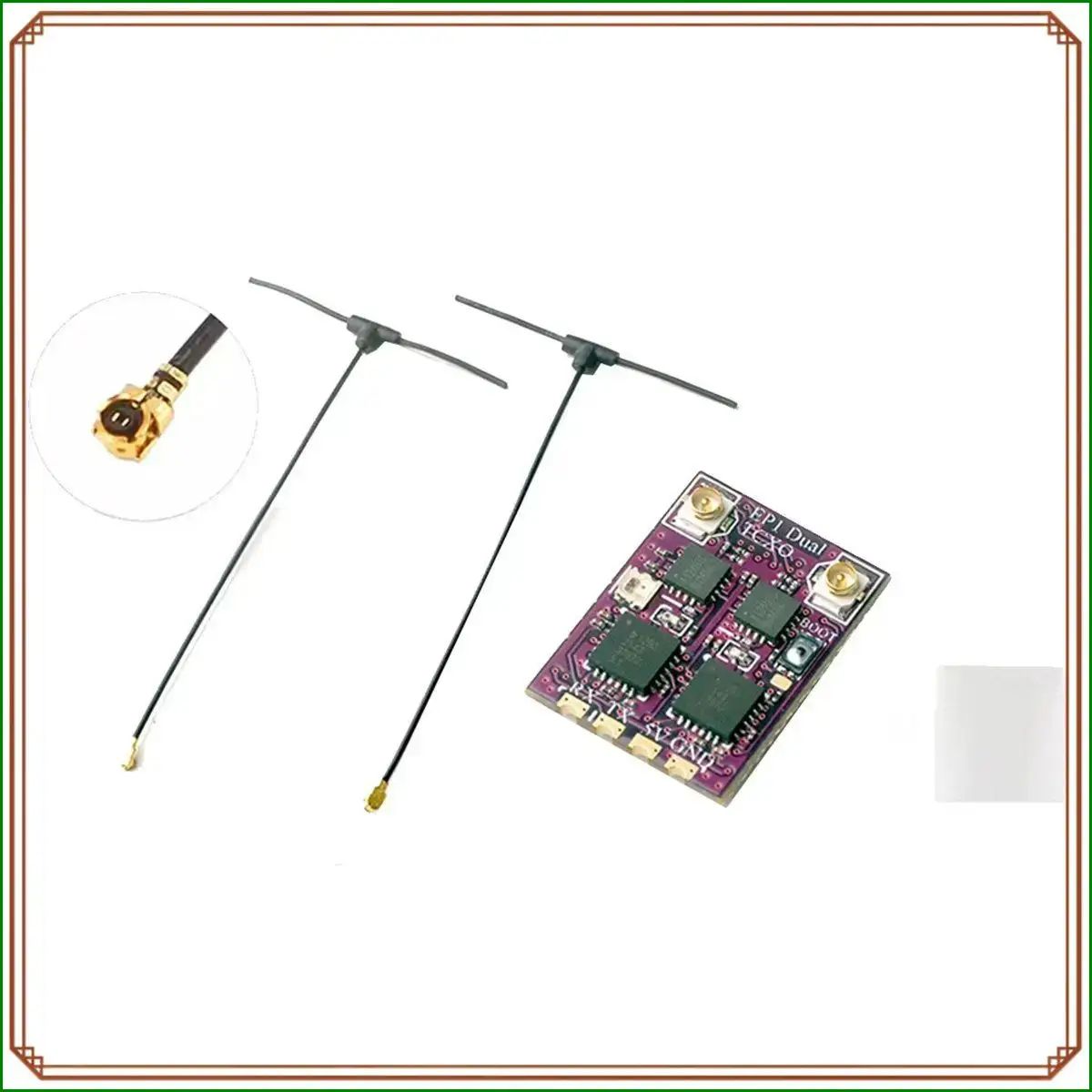 Для HappyModel EP1 DUAL TCXO Приемник ESP32 2,4 ГГц 2400-2480 МГц CRSF ELRS Мини