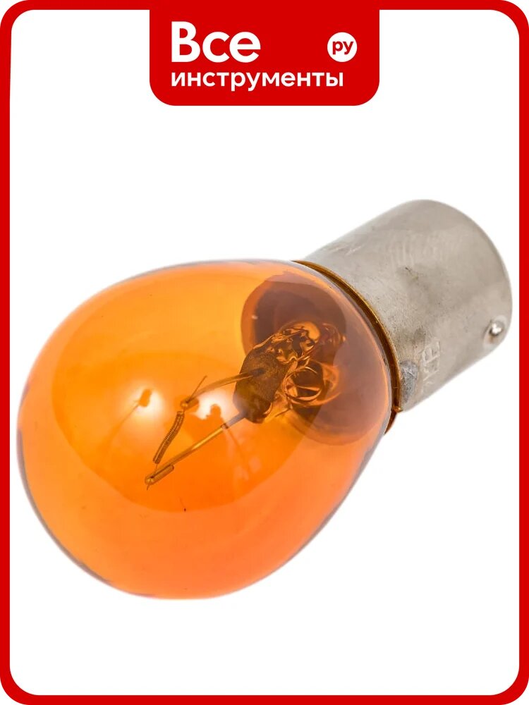 Автомобильная лампа маяк 4610017087398/4606735522761/460673578550 PY21W, 12V, 21W, BA15s, ORANGE стоп 61213ORANGE