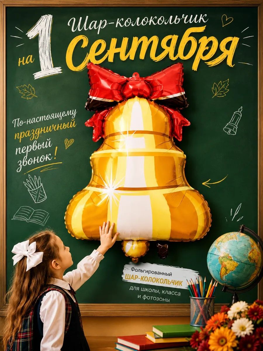 Шары 1 сентября на оформление класса и фотозону