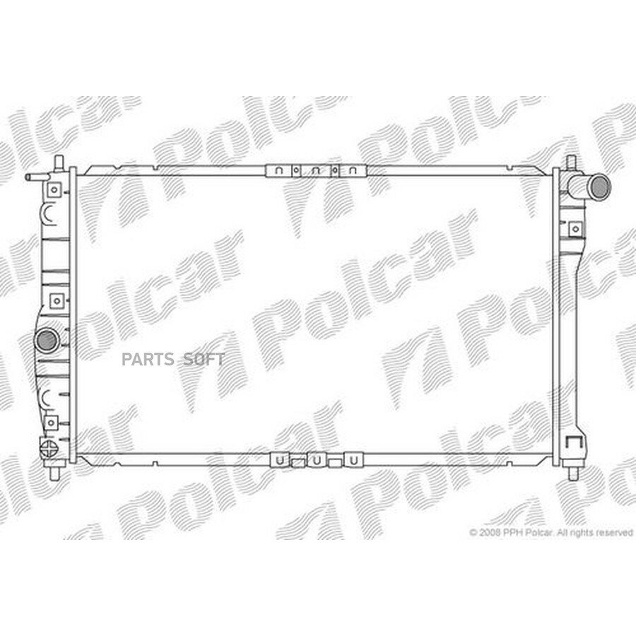 Радиаторы охлаждения от официального дистрибьютора, POLCAR, артикул 292308A1