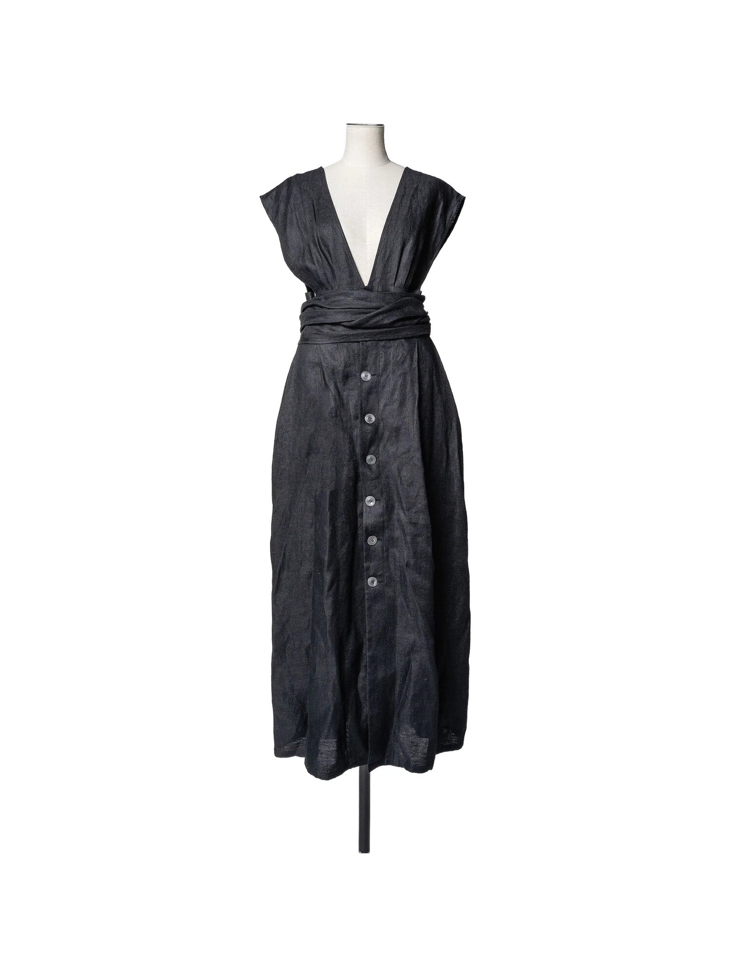 Платье muller of yoshiokubo Button-down belted midi dress