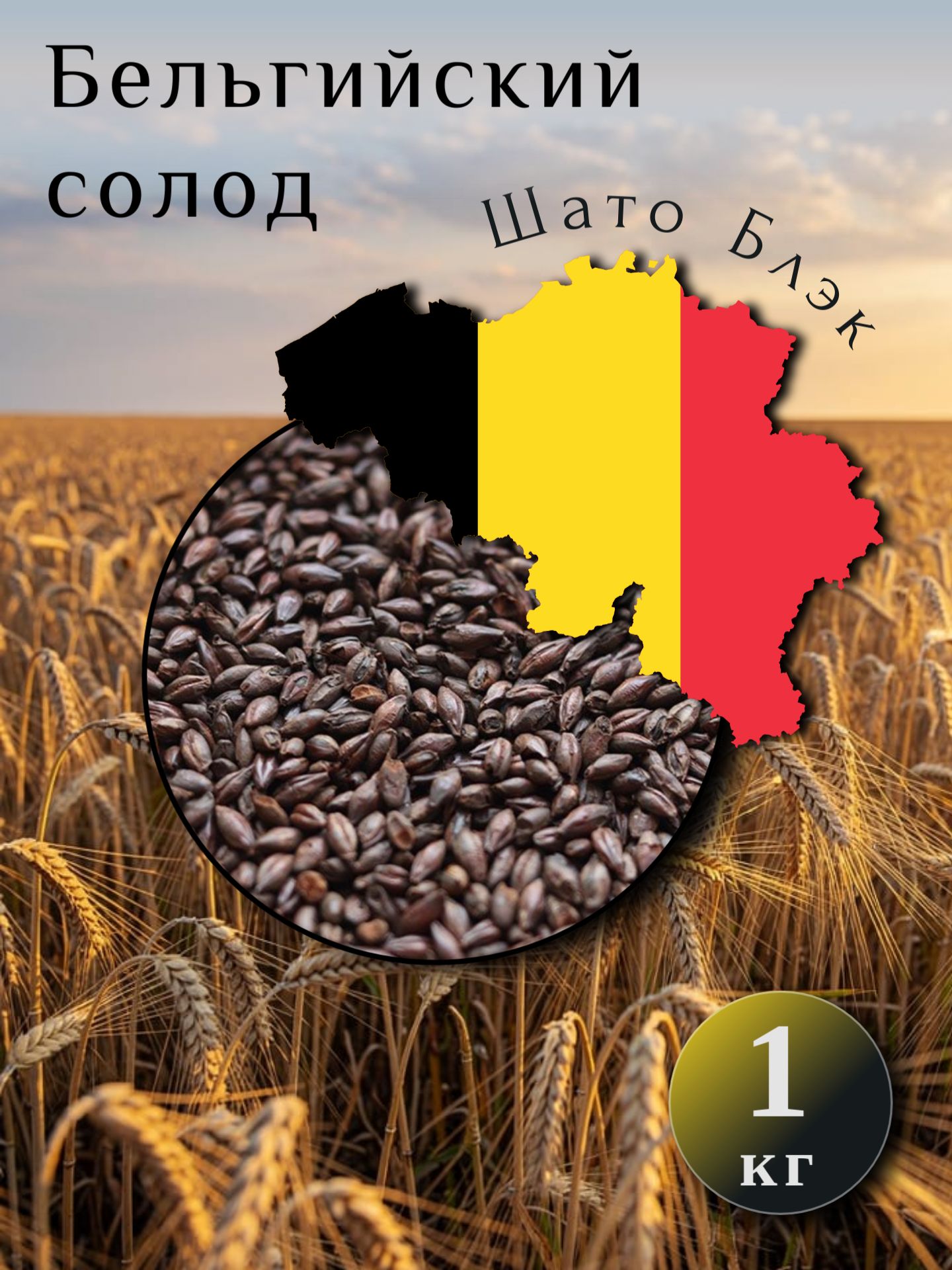 Солод Шато Блэк / Black (Castle Malting), 1 кг