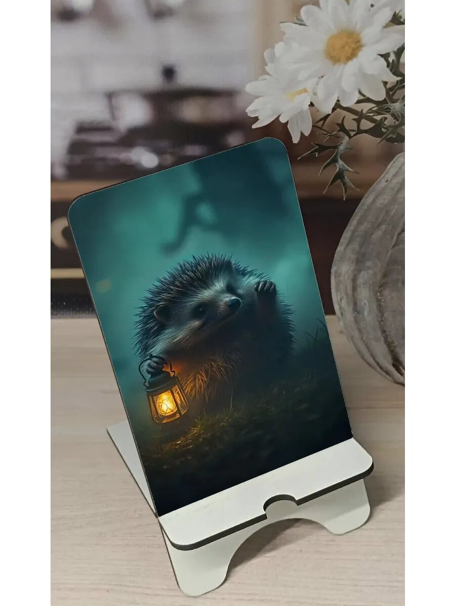Подставка для телефона ёжик 2