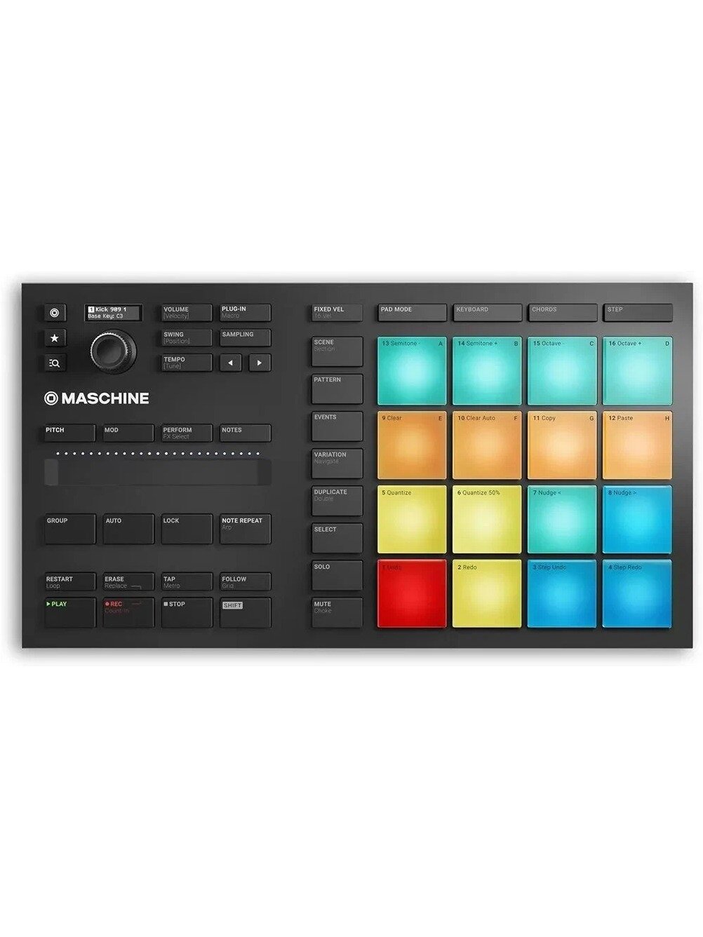 NATIVE INSTRUMENTS Maschine Mikro Mk3 Контроллер барабанов, стандартный вариант модели