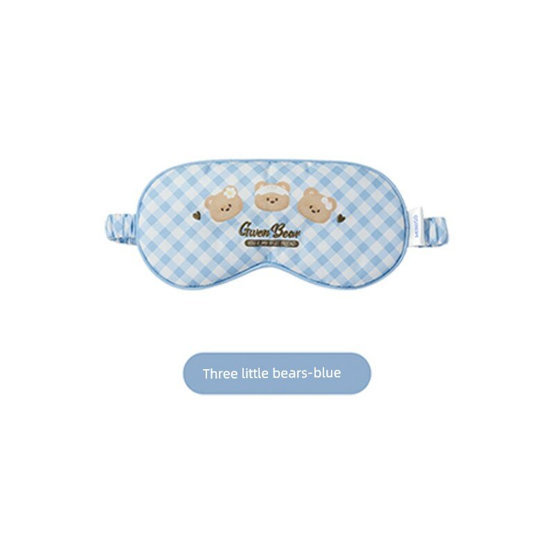 Маска для глаз с принтом MINISO GWENBEAR из серии Cream Series для обеденного перерыва, путешествий, сна, светозащитная