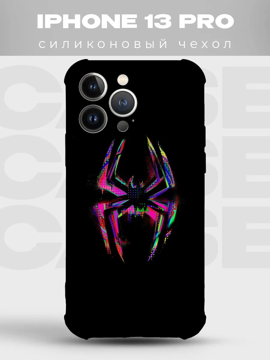 Чехол на iPhone 13 Pro Человек-паук spiderman комикс spider