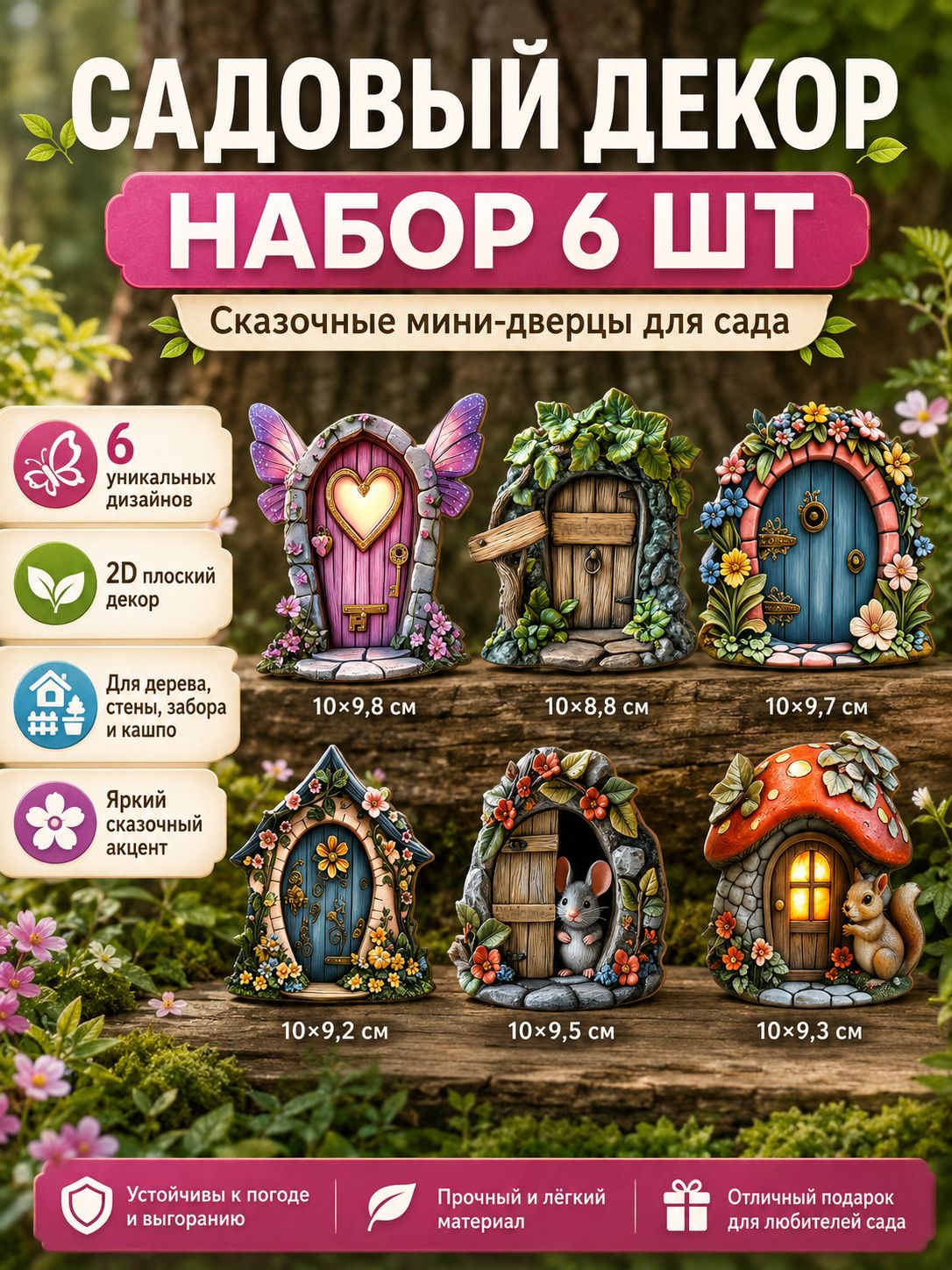 Фигурка садовая