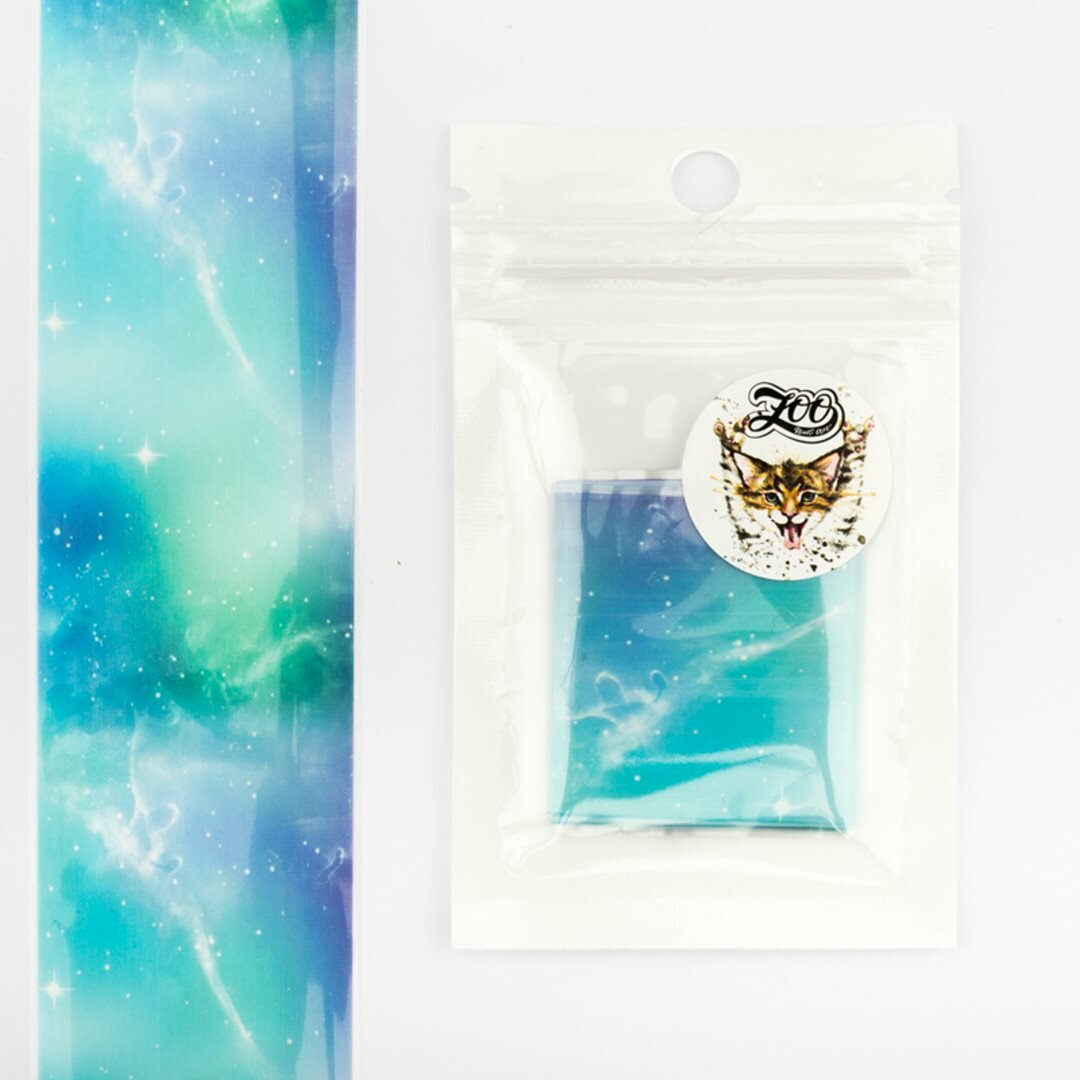Фольга переводная космос Zoo Nail Art №1491