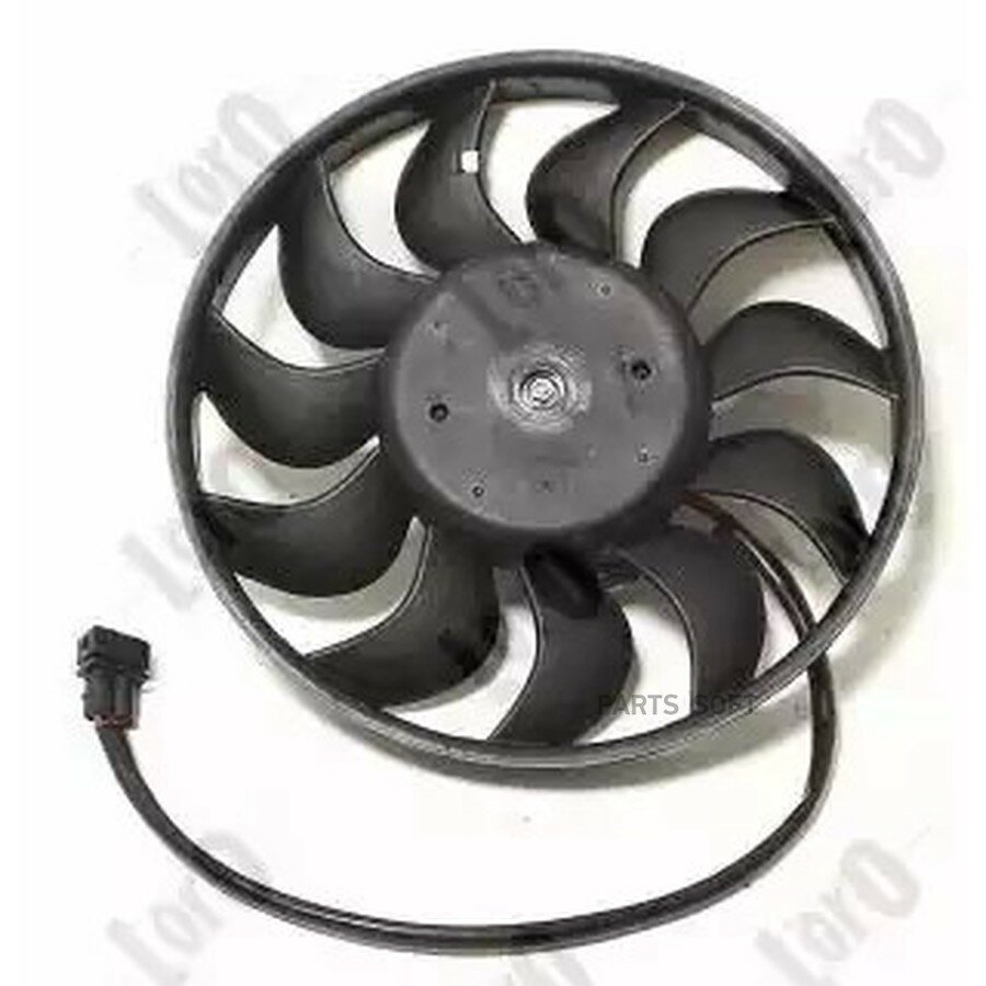 Вентилятор радиатора 250 W, 282 mm 2 PINS VW T4 90- 2.4 D от официального дистрибьютора, LORO, артикул 0530140023