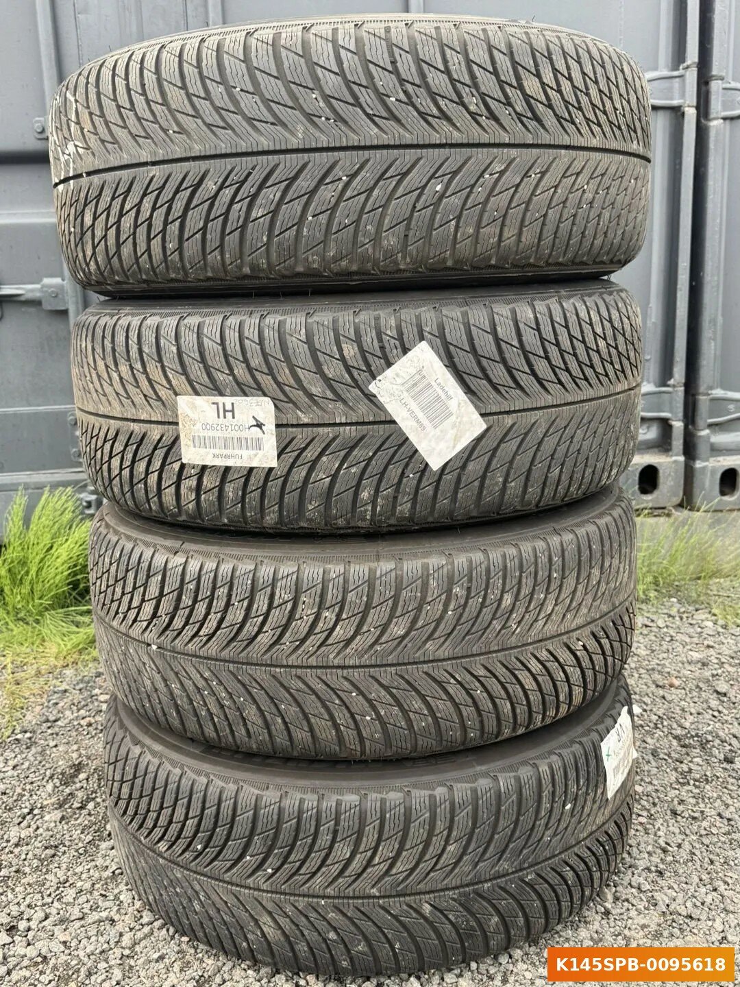 Комплект (4 шт) зимних БУ шин Michelin Pilot Alpin 5 SUV 245/50 R19 30% износ 8039989248 RunFlat