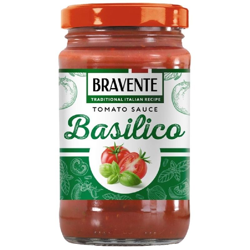 Соус BRAVENTE Tomato BASILICO томатный Базилико 360г