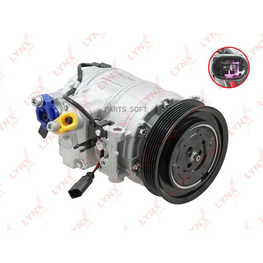 Компрессор кондиционера AUDI A4 3.2 05-08 / A8 2.8-3.0 03-10 / Q7 I 3.0 10> от официального дистрибьютора, LYNXAUTO, артикул RA4033