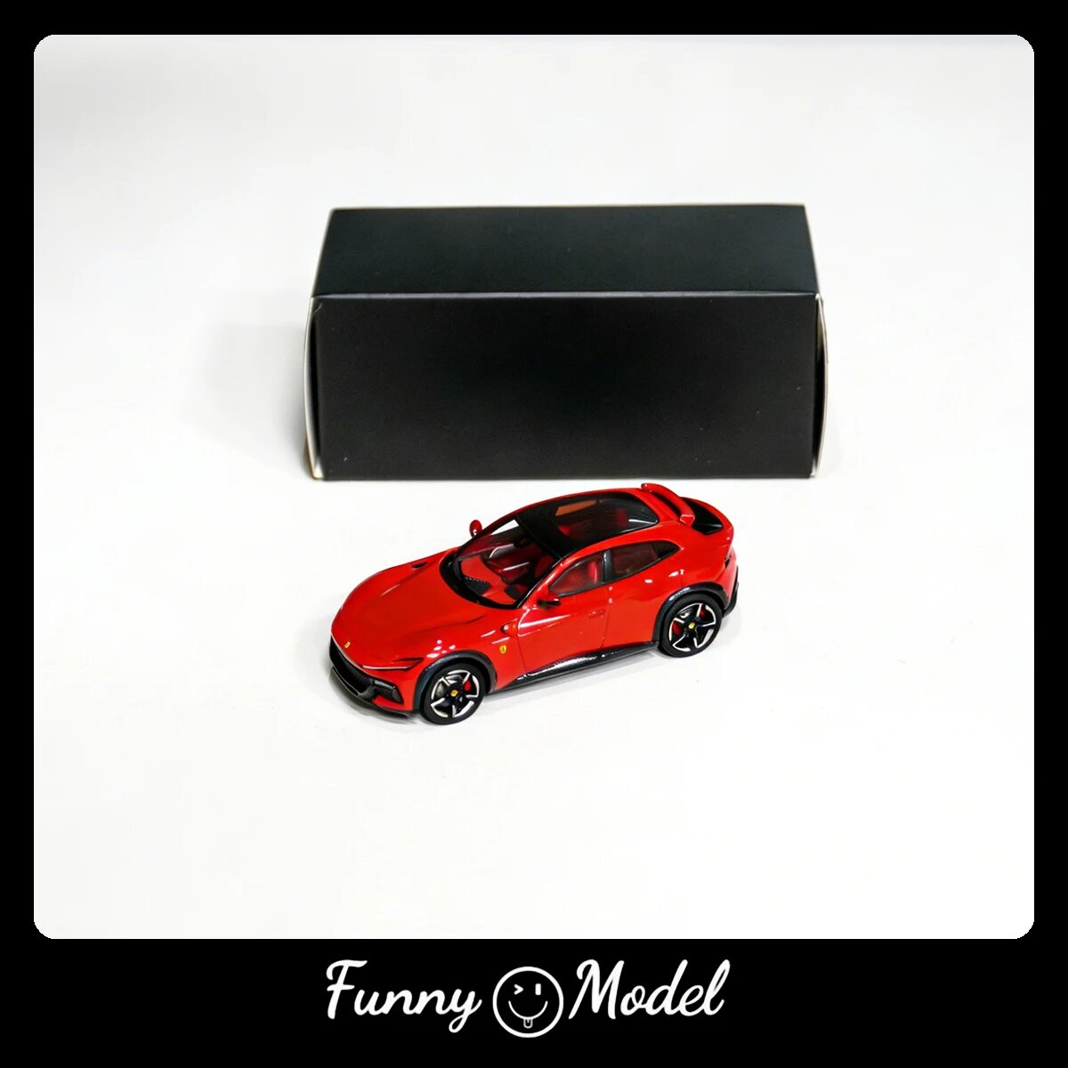 Коллекционная модель автомобиля TSM MODEL Purosangue F SUV FUV 1:64 Красный, Red