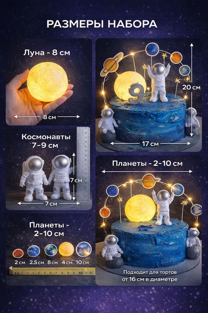 Топпер для торта, 12 уп. — фото 1