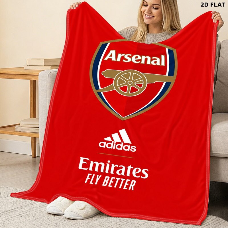 Arsenal плед из флиса с кашемиром